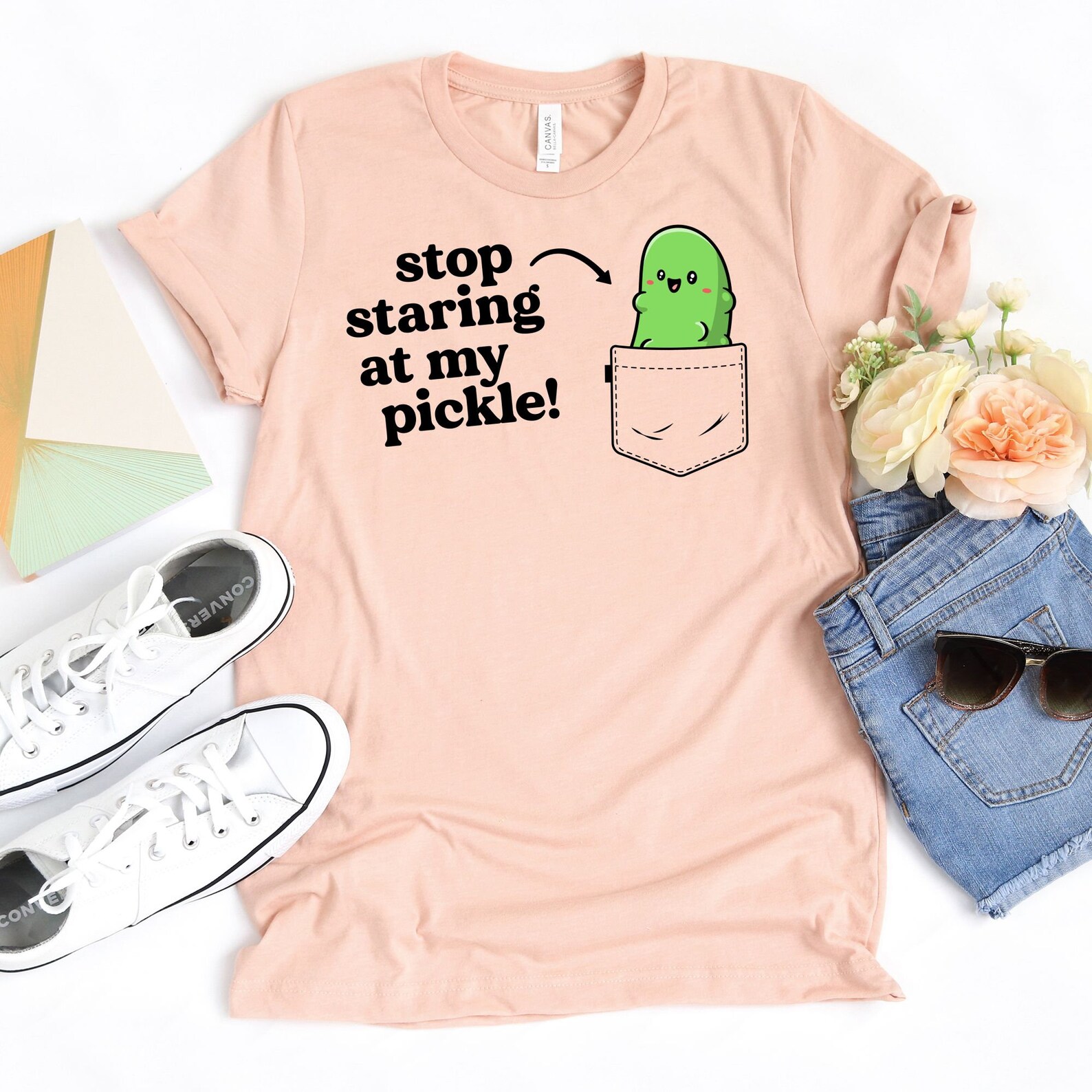 Stop Staring At My Pickle T-Shirt / Pickle Shirt / At My | Etsy