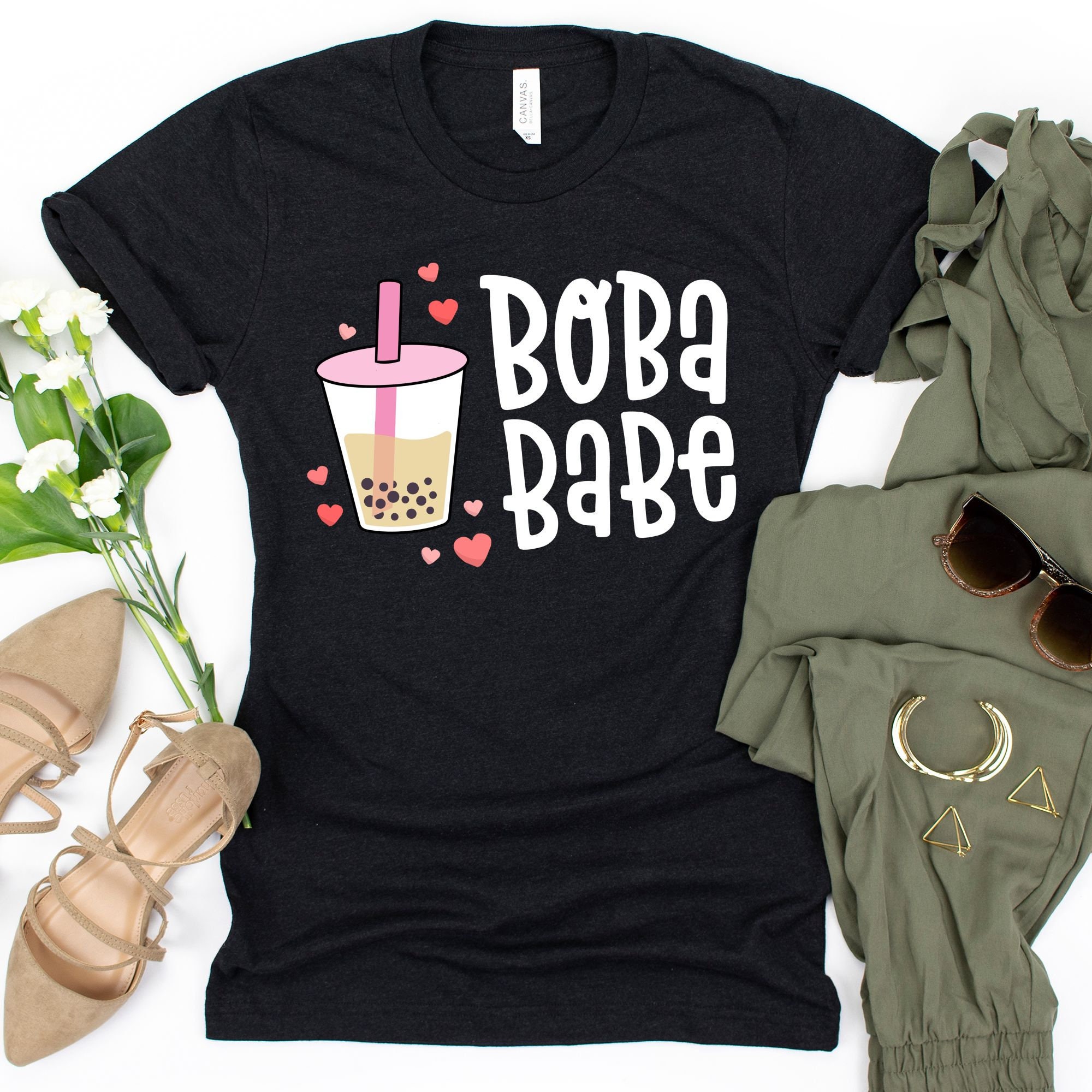 Boba Babe T-Shirt / Boba Lover / Kawaii Hamster / Boba Babe / | Etsy