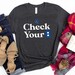 Check Your Colon T-shirt / Dark Blue Ribbon / Colon Cancer Shirt ...