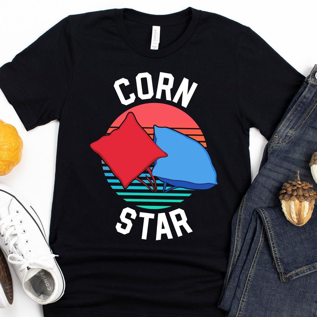 Corn Star T-shirt / Corn Star / Cornhole Shirt / Corn Hole Bags ...
