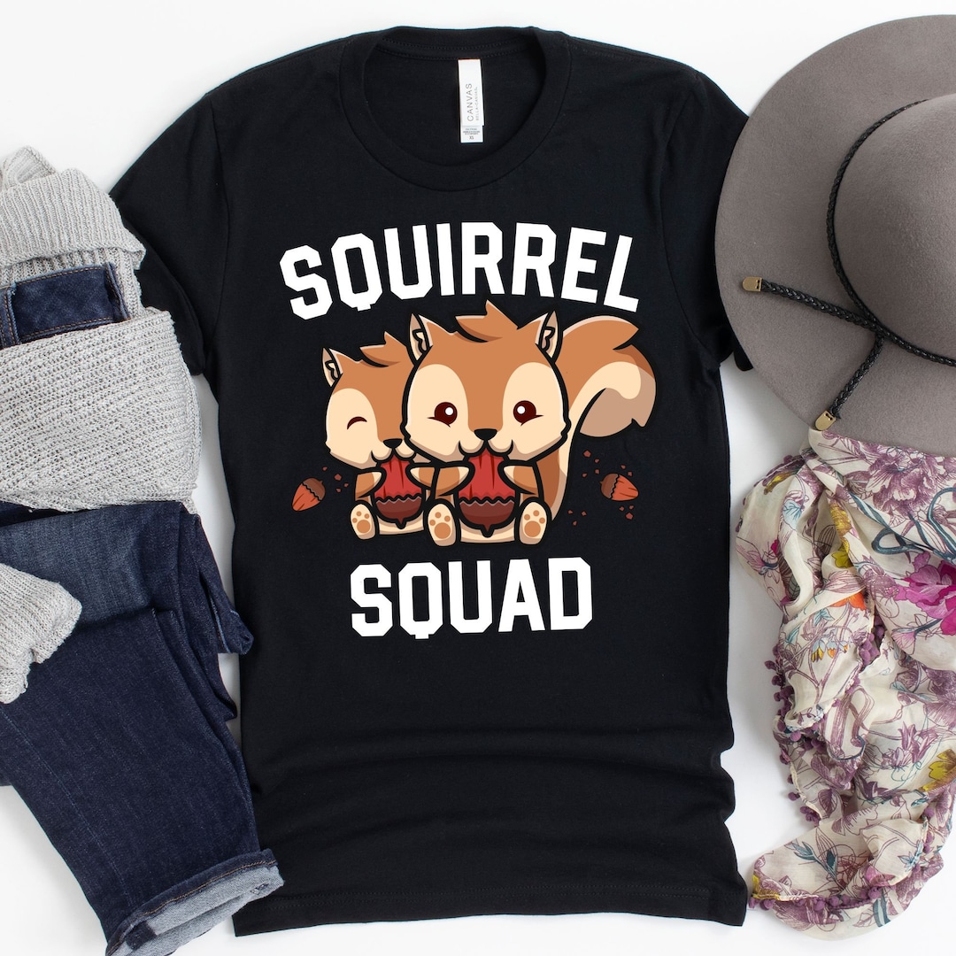 Squirrel Squad T-shirt / Squirrel Lover / Squirrel Squad / Squirrel ...