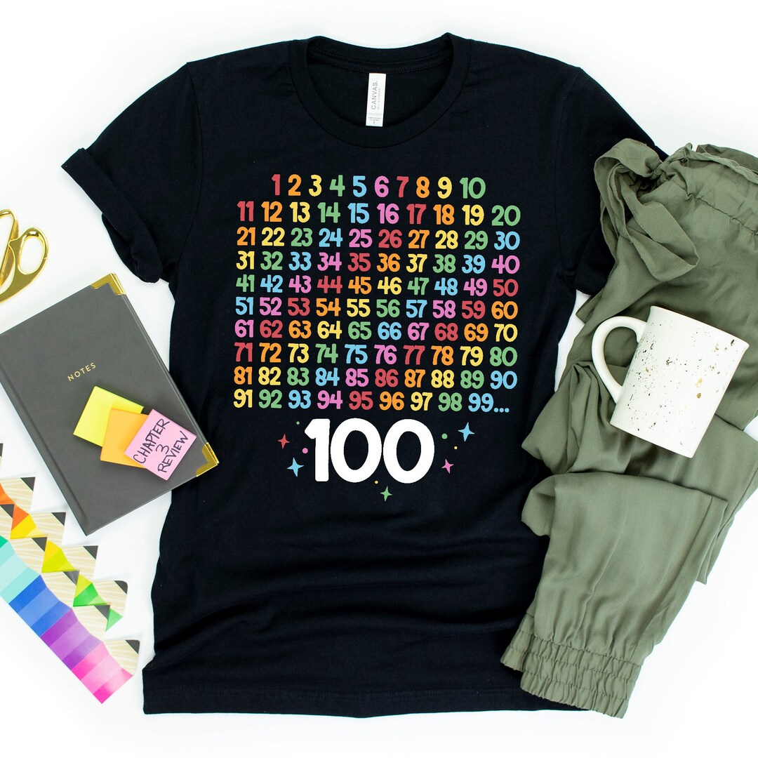 100th Day of School Counting / 100th Day of School / Math Teacher Shirt ...