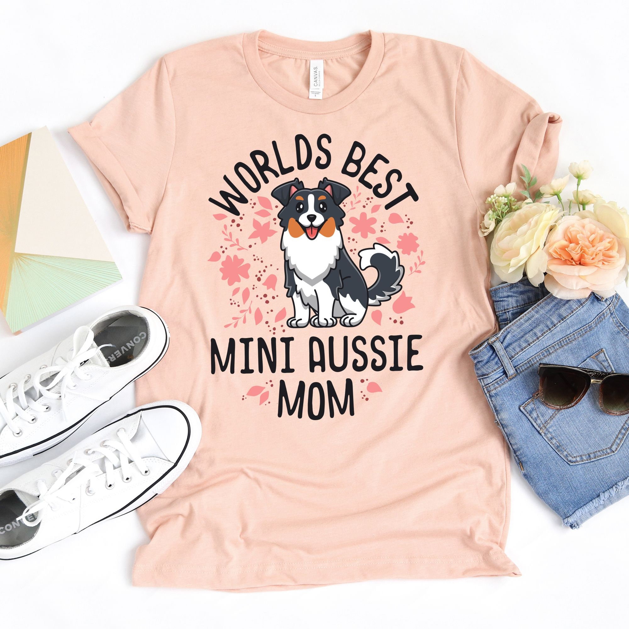 World's Best Mini Aussie Mom T-shirt / Australian Shepherd - Etsy