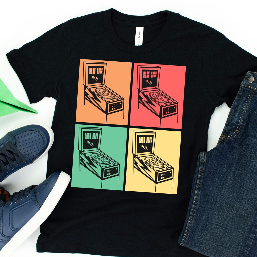 Retro Pinball T-shirt / Retro Game Shirt / Retro Pinball / Pinball ...