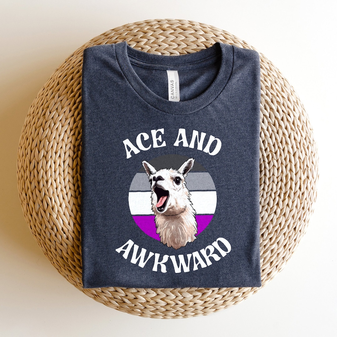 Ace and Awkward Shirt / Asexual Pride Shirt / Ace Pride Shirt ...