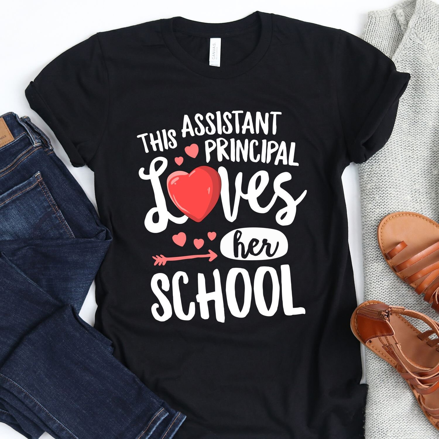 This Assistant Principal Loves Her School T-Shirt / Principal | Etsy