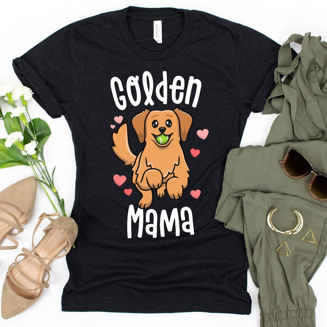 Golden Mama T-shirt / Golden Retriever Shirt / Golden Mama / - Etsy
