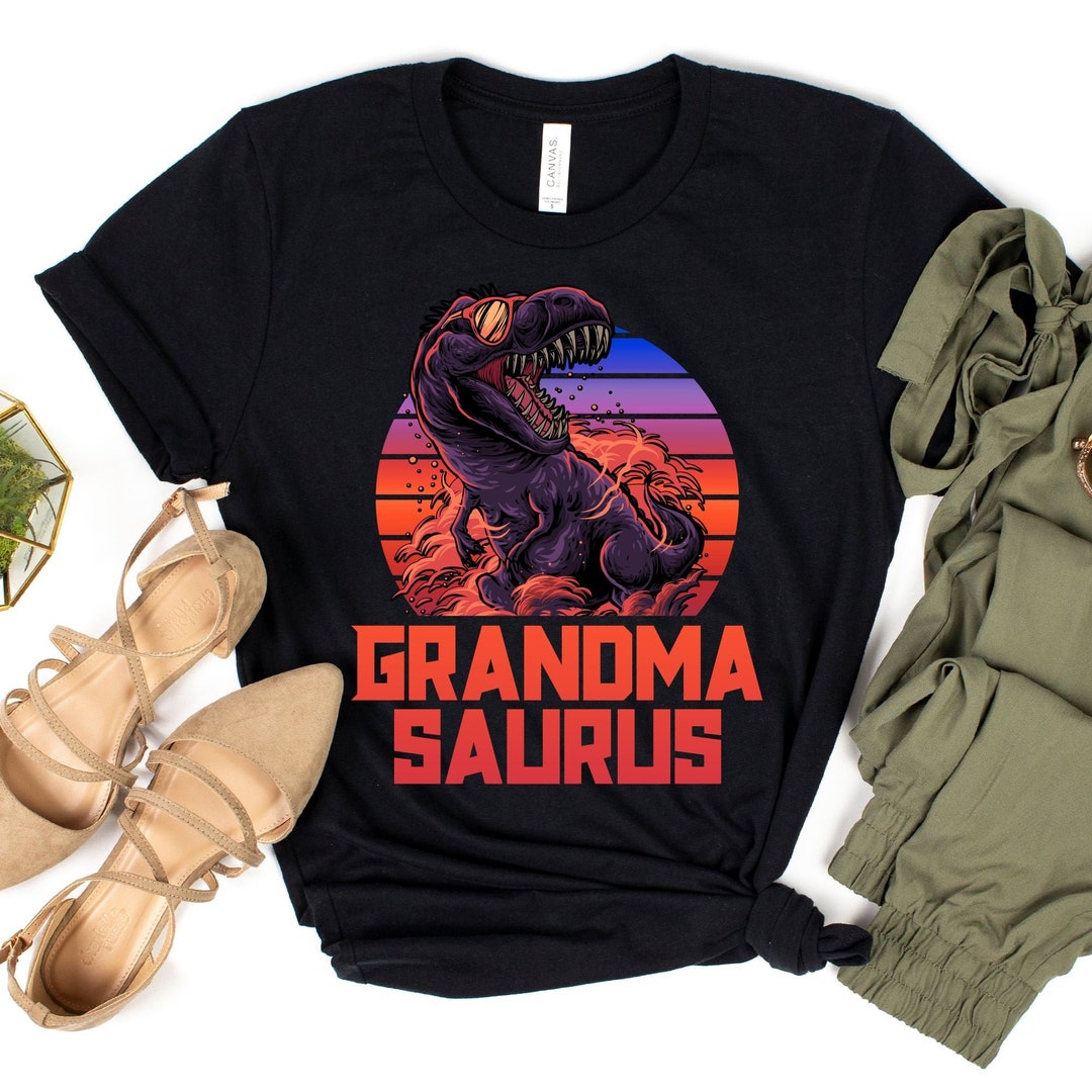Grandmasaurus T-shirt / Dinosaur Party / Family Shirts / Grandmasaurus ...