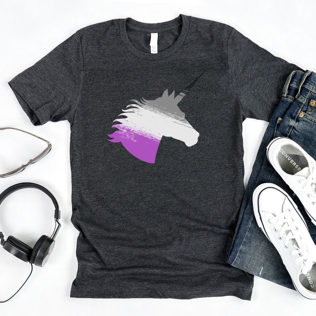 T-shirt licorne asexué / chemise asexuée / chemise Ace Pride / chemise ...
