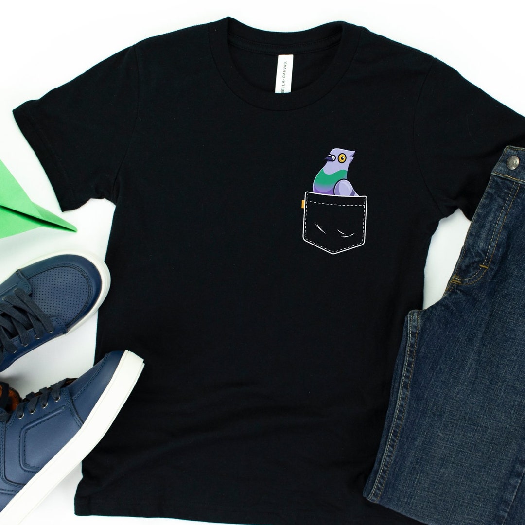 Pigeon Pocket Shirt / Pigeon Gift / Bird Lover Gift / Pigeon Shirt ...
