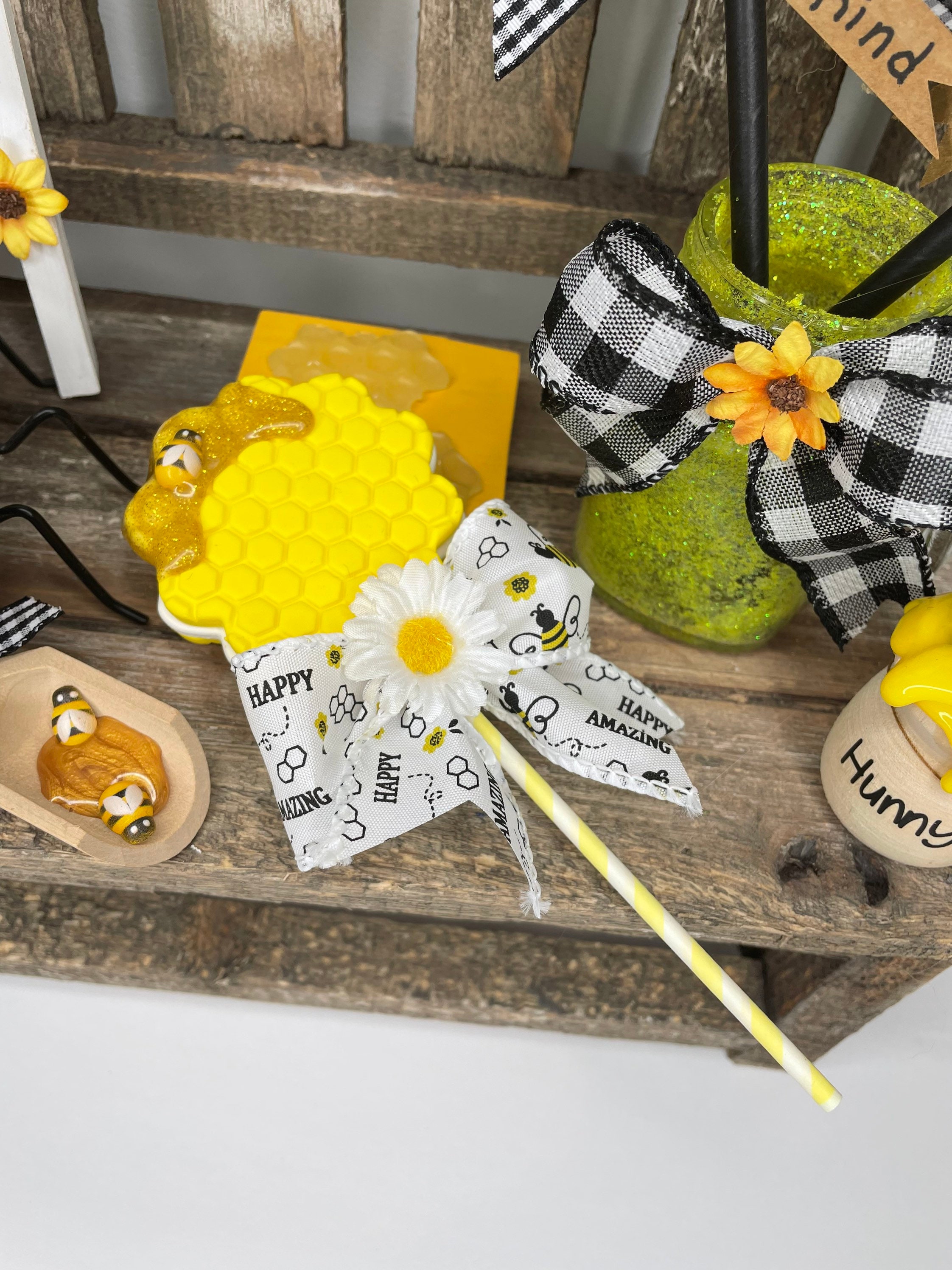 Fake Sweets Bee Decor Beehive Macaroon Honeycomb Macaroon - Etsy