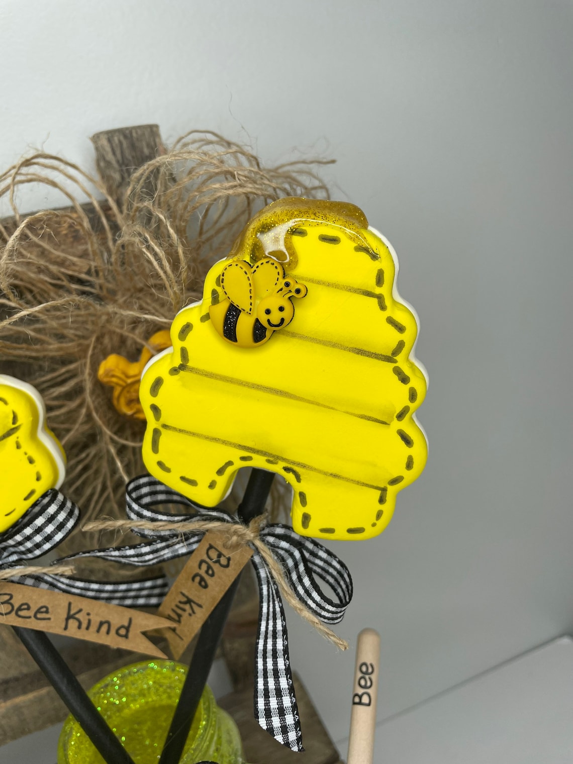 Fake Sweets Bee Decor Beehive Macaroon Honeycomb Macaroon - Etsy