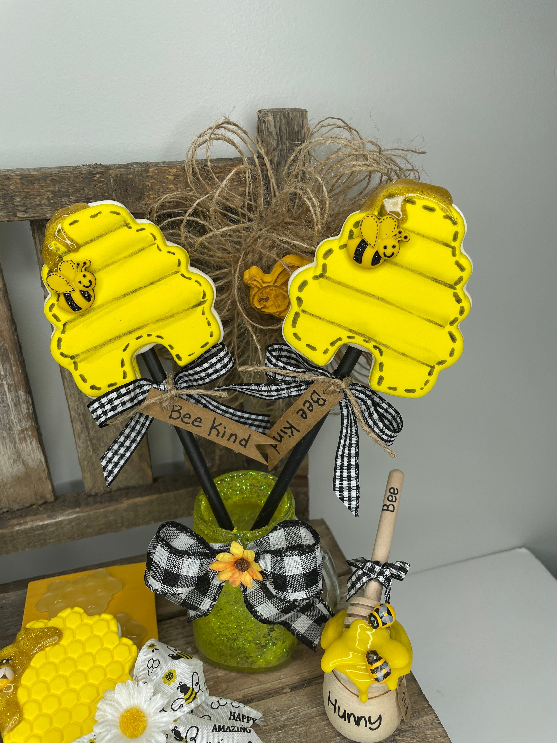 Fake Sweets Bee Decor Beehive Macaroon Honeycomb Macaroon - Etsy