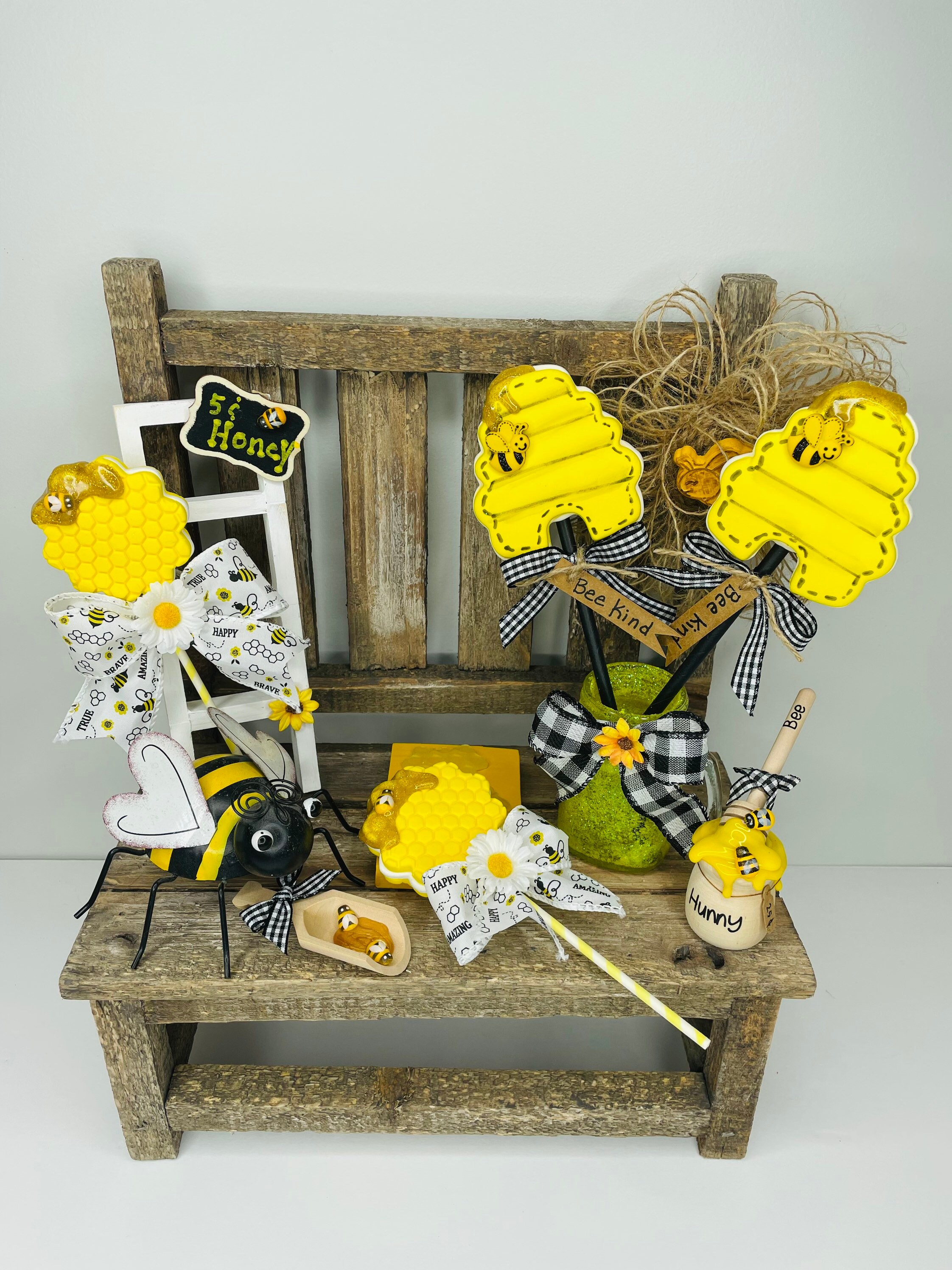 Fake Sweets Bee Decor Beehive Macaroon Honeycomb Macaroon - Etsy