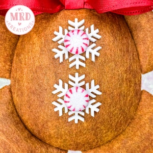 Gingerbread Wreath Attachment, Christmas Gingie Decor, Gingerbread ...