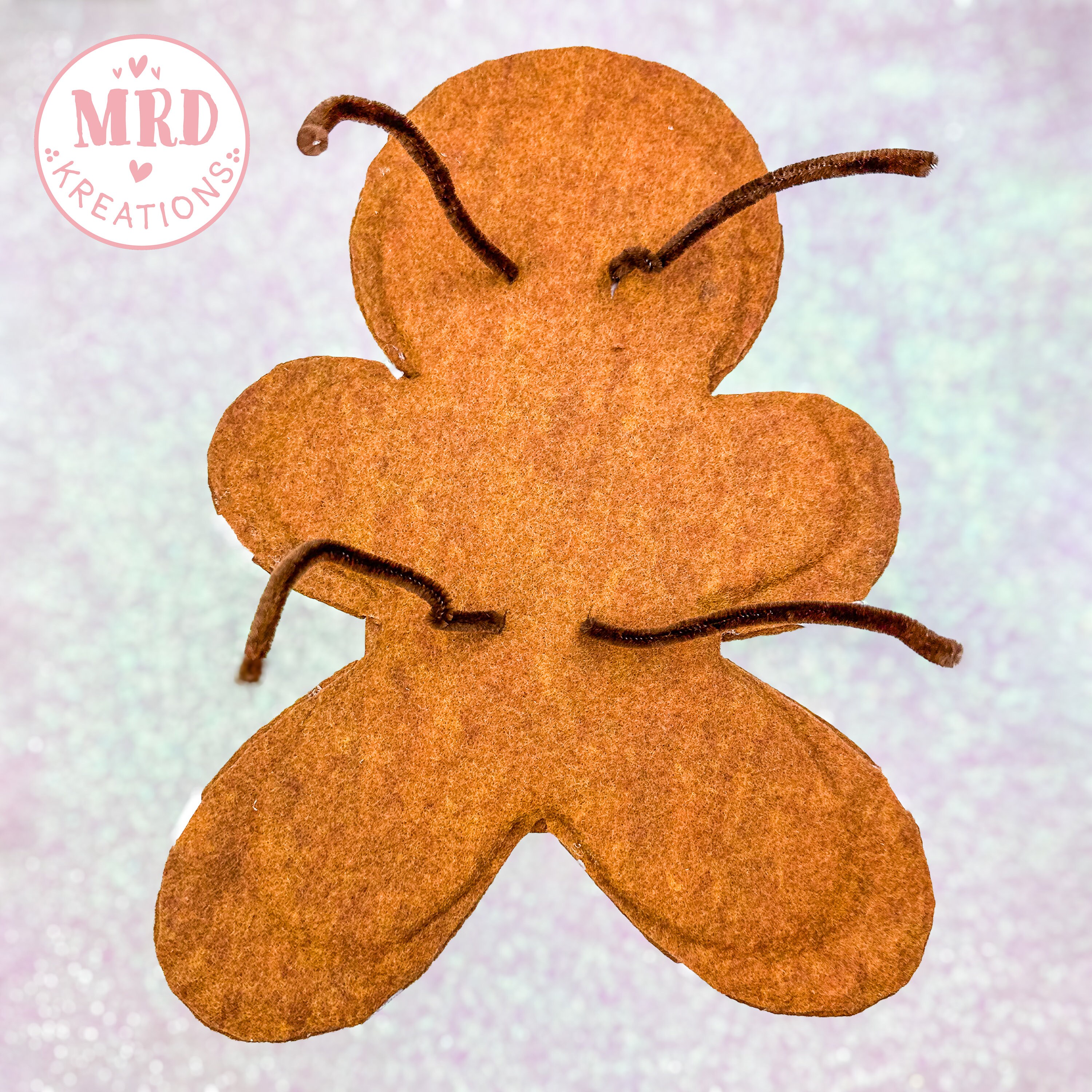 Gingerbread Wreath Attachment, Christmas Gingie Decor, Gingerbread ...