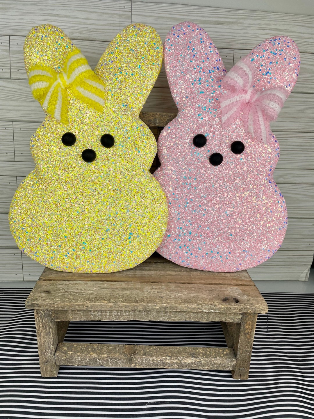 Easter Marshmallow Puffs Wreath Attachment, Easter Decor, Pastel Decor ...