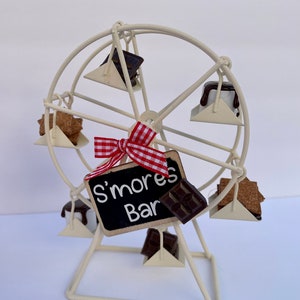 Ferris Wheel Decor, Gingerbread Ferris Wheel, S'mores Ferris Wheel ...
