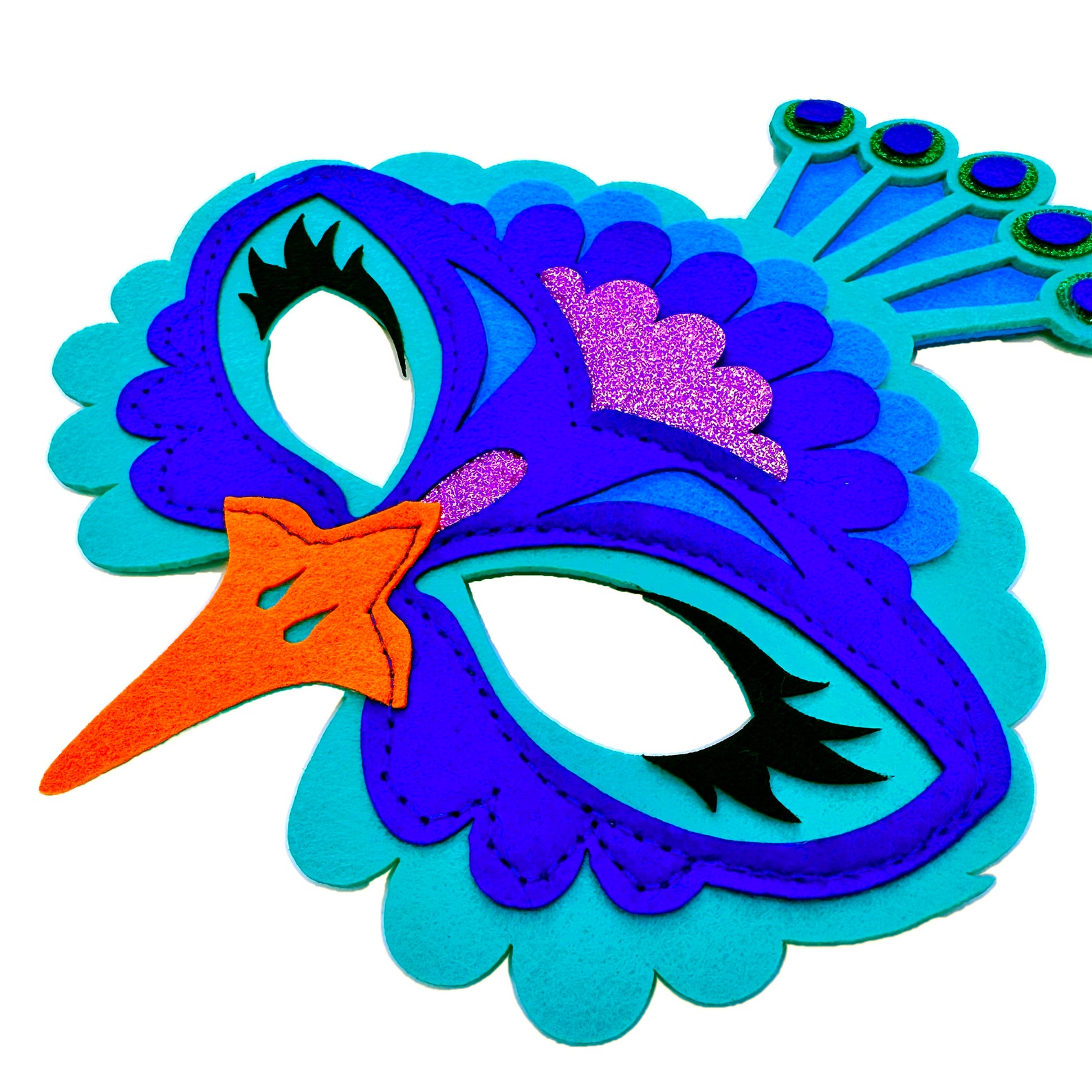 Bird Costume Girls Peacock Cape for Kids With Wings Mask Tutu Skirt and ...