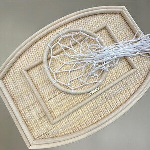 Children's Rattan Basketball Hoop - Stylish Wall Hanging Toy With ...