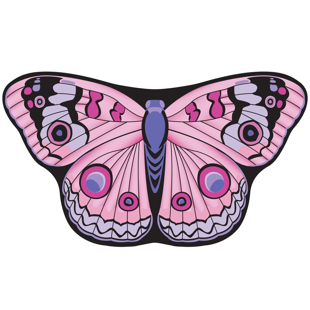 Child Girls Butterfly Wings Kids Butterfly Wing Cape Dress up Dance ...