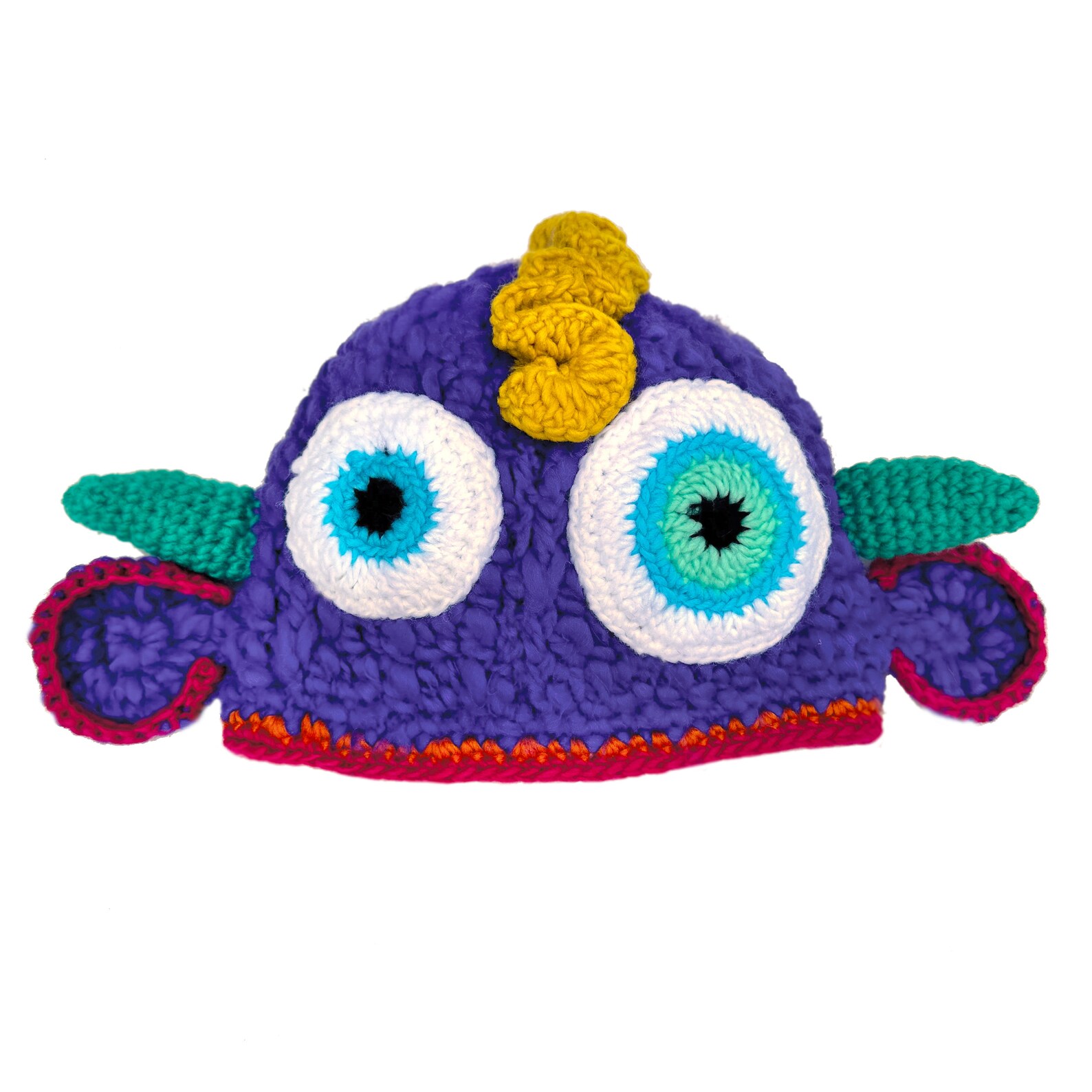 Handmade Monster Hats - Unique Crocheted Details, Soft & Stretchy ...
