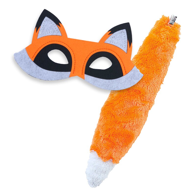 Kids Woodland Fox Costume Girls Fox Mask Tail Tutu Skirt Furry - Etsy