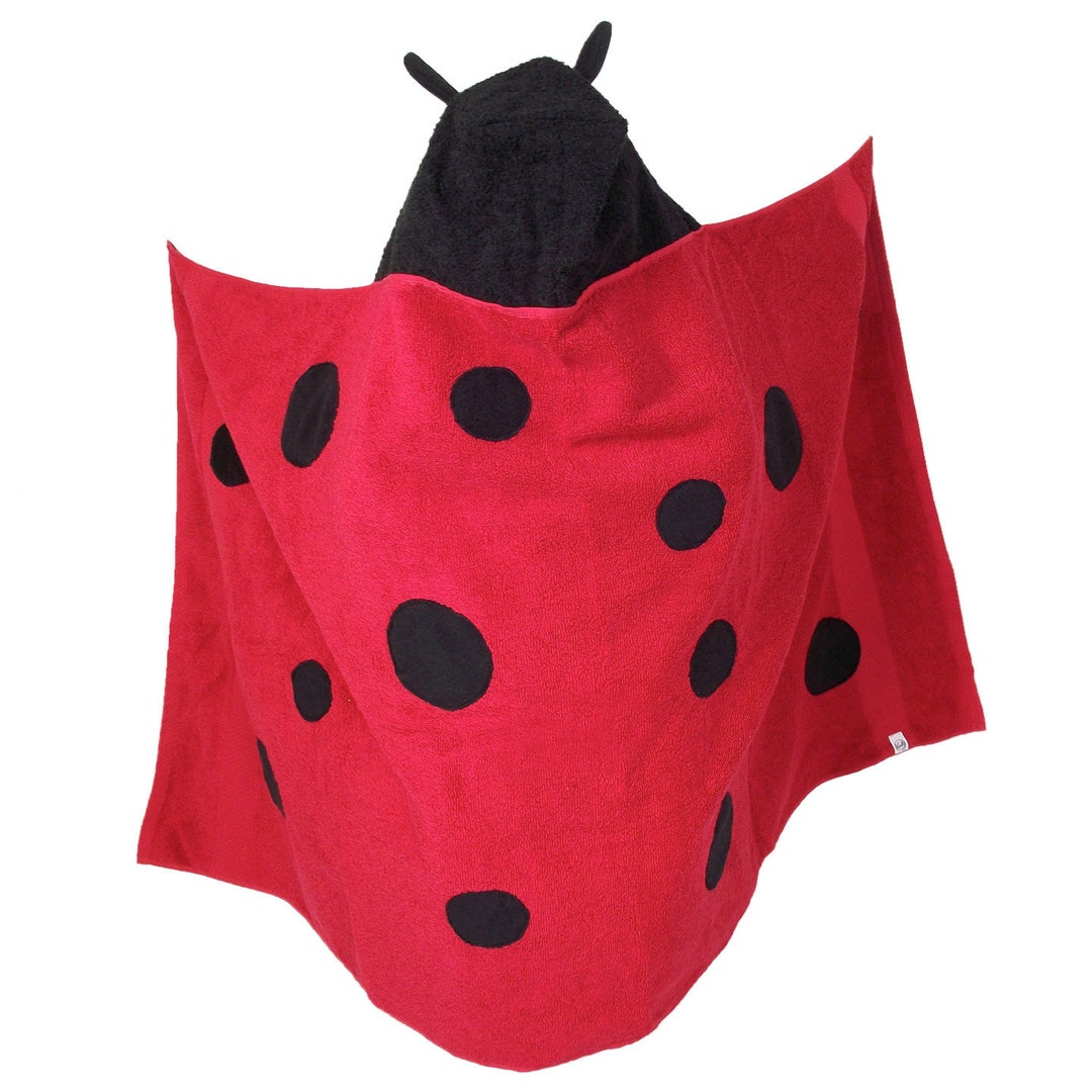 Children's Hooded Towel - Ladybug Bath Towels for Kids | Unique ...
