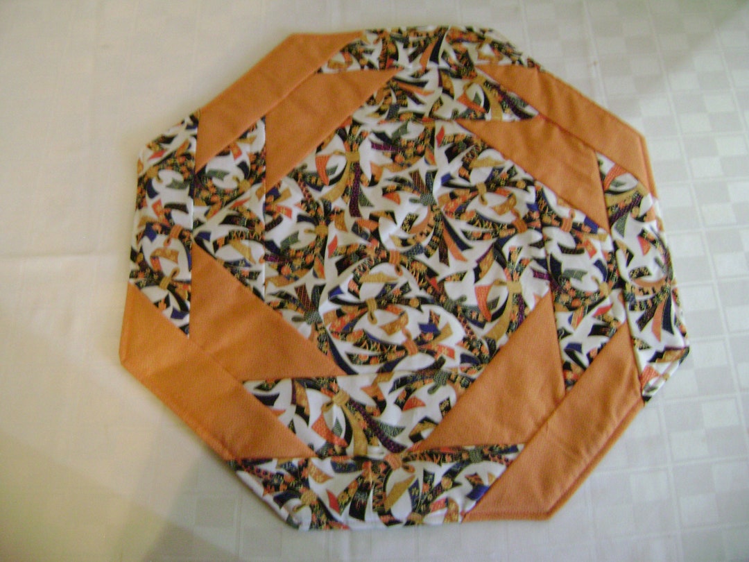 Asian Design Table Topper and Pillow Covers Set - Etsy