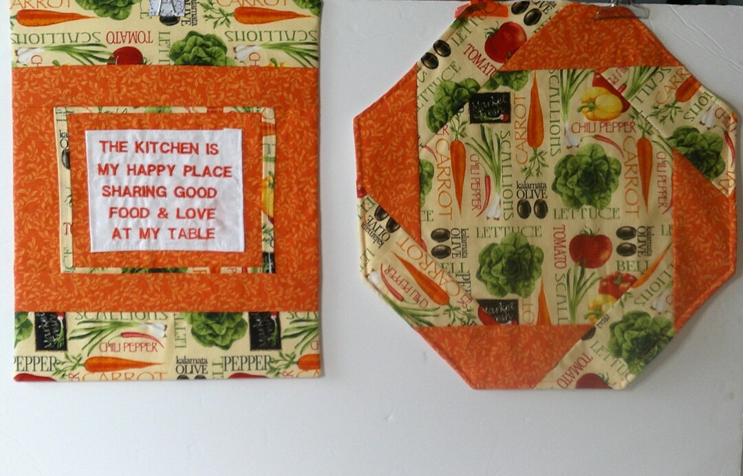 Wall Decor Features Kitchen Inspired Poem, Table Topper and Cookbook - Etsy