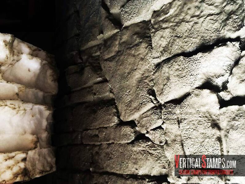 Original Silicone Stamp Vertical Stamped Concrete Decorative Ledgestone ...