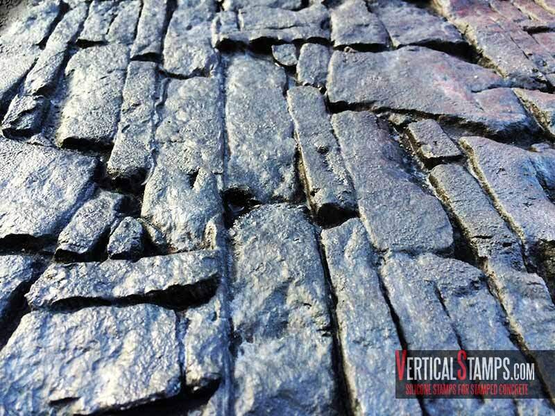 Original Silicone Stamp Vertical Stamped Concrete Decorative Ledgestone ...