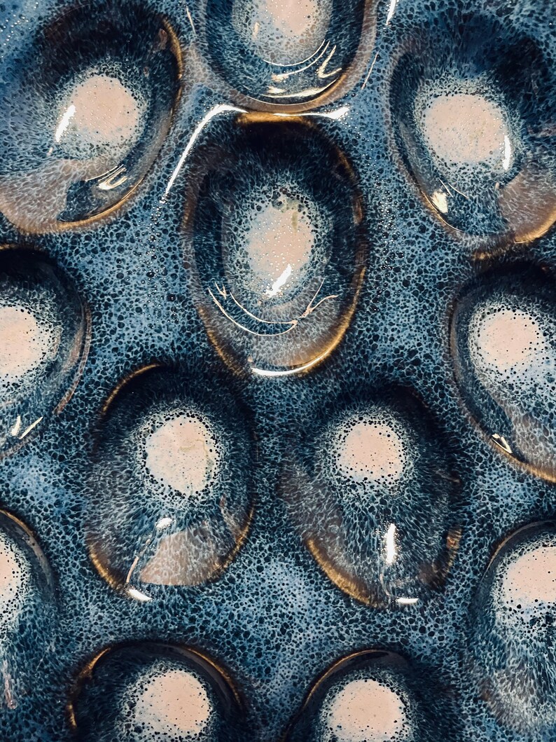 Pottery Deviled Egg Plate - Etsy