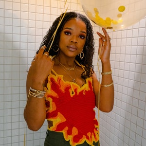 Fire Flames Crochet Halter Top - Etsy