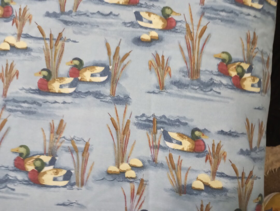 Mallard Vintage Flat Bed Sheet Full Size Ducks Size Hunting Unlimited ...