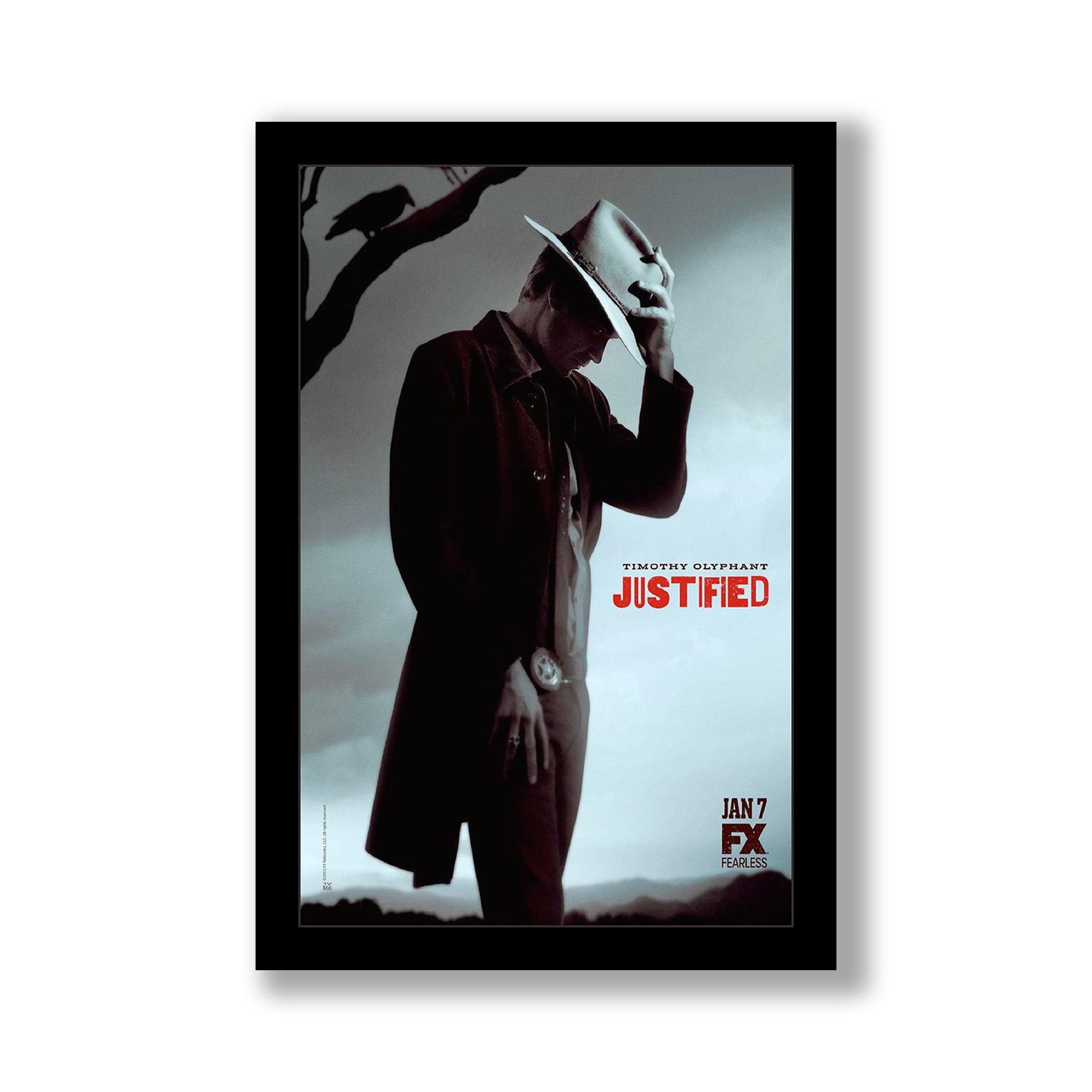 Timothy Olyphant Justified Poster