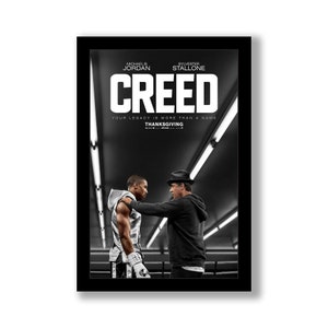 Creed 11x17 Framed Movie Poster - Etsy