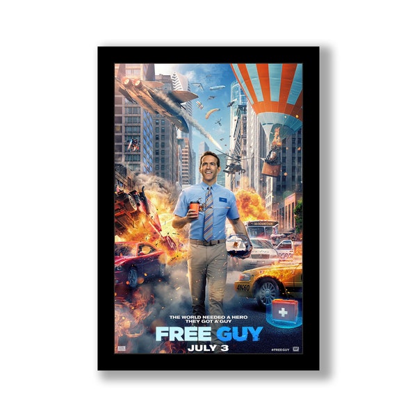 Free Guy Movie Poster - Etsy