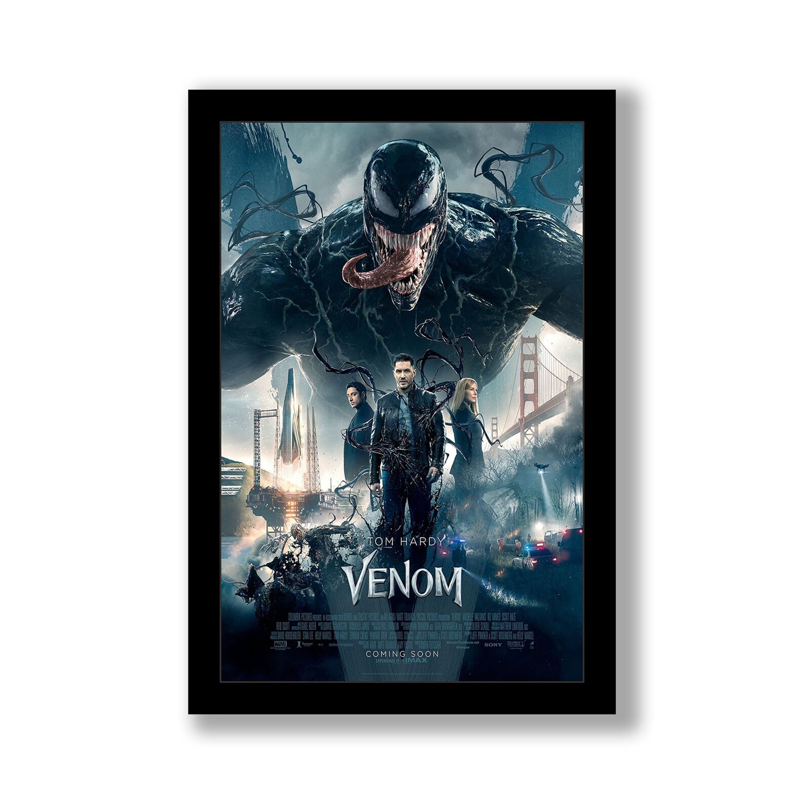 Venom 11x17 Framed Movie Poster - Etsy