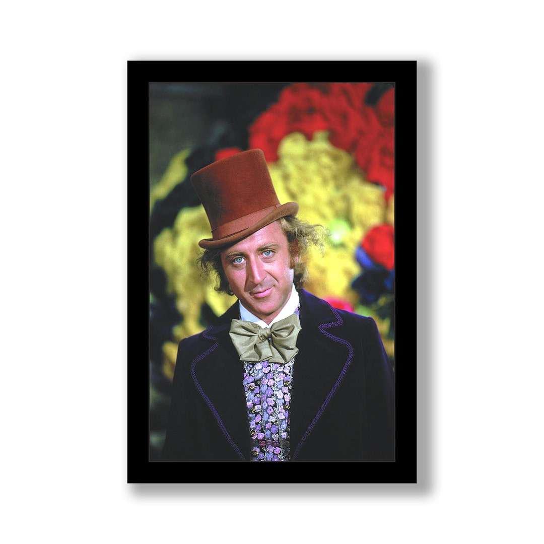 Gene Wilder as Willie Wonka 11x17 Framed Movie Poster - Etsy