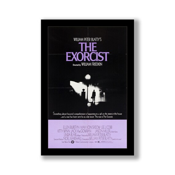 The Exorcist 11x17 Framed Movie Poster - Etsy