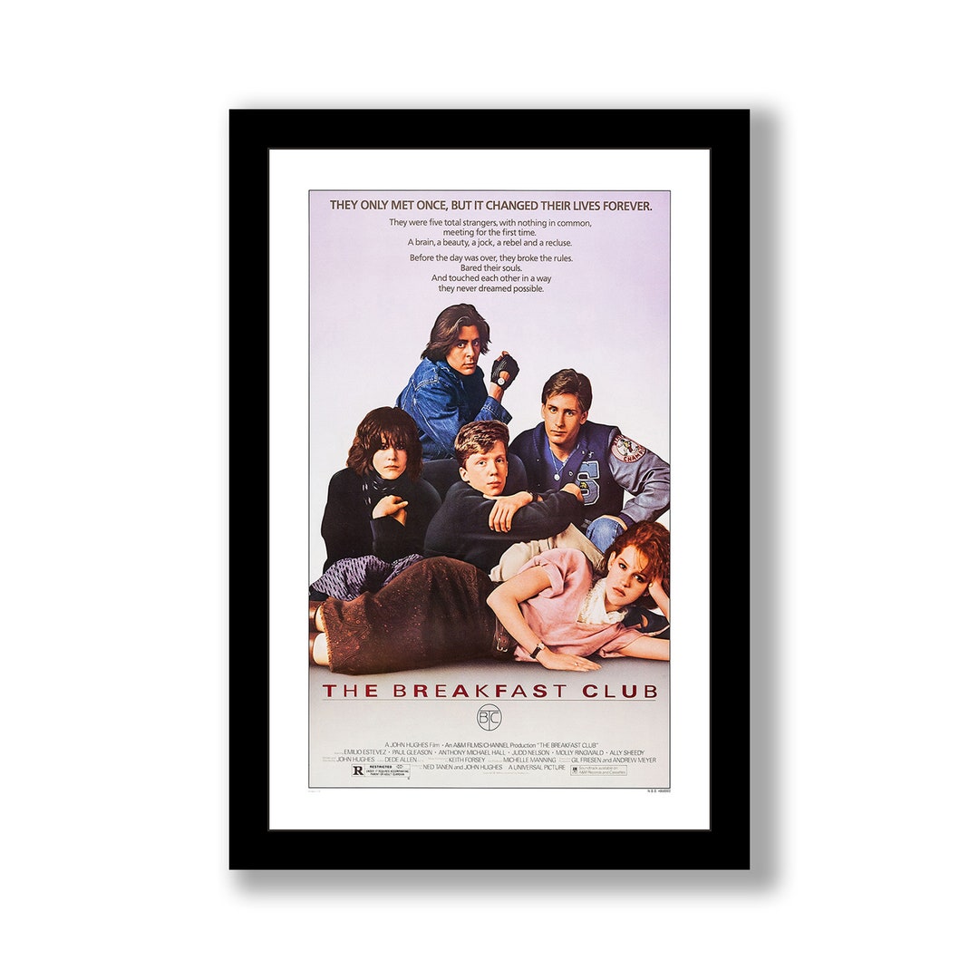 The Breakfast Club 11x17 Framed Movie Poster - Etsy