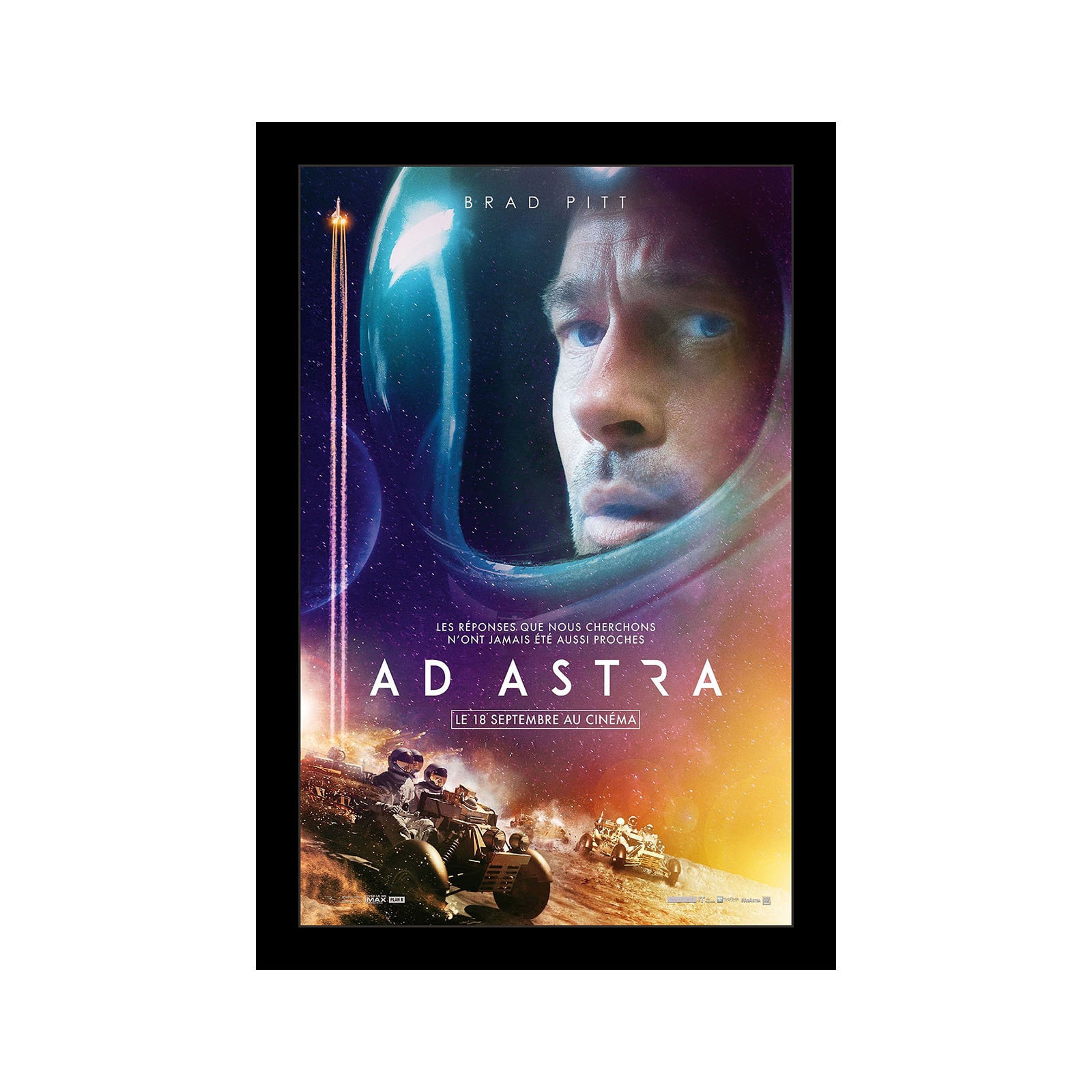 Ad Astra 11x17 Framed Movie Poster | Etsy
