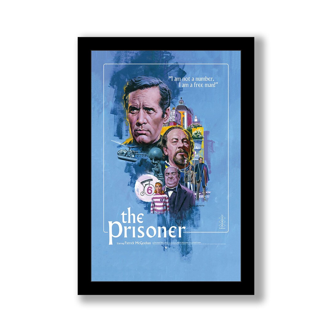 The Prisoner 11x17 Framed Movie Poster - Etsy