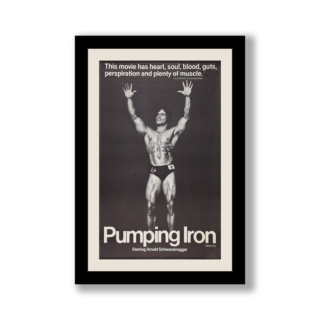 Pumping Iron 11x17 Framed Movie Poster - Etsy