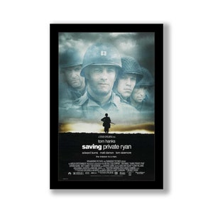 Saving Private Ryan 11x17 Framed Movie Poster - Etsy