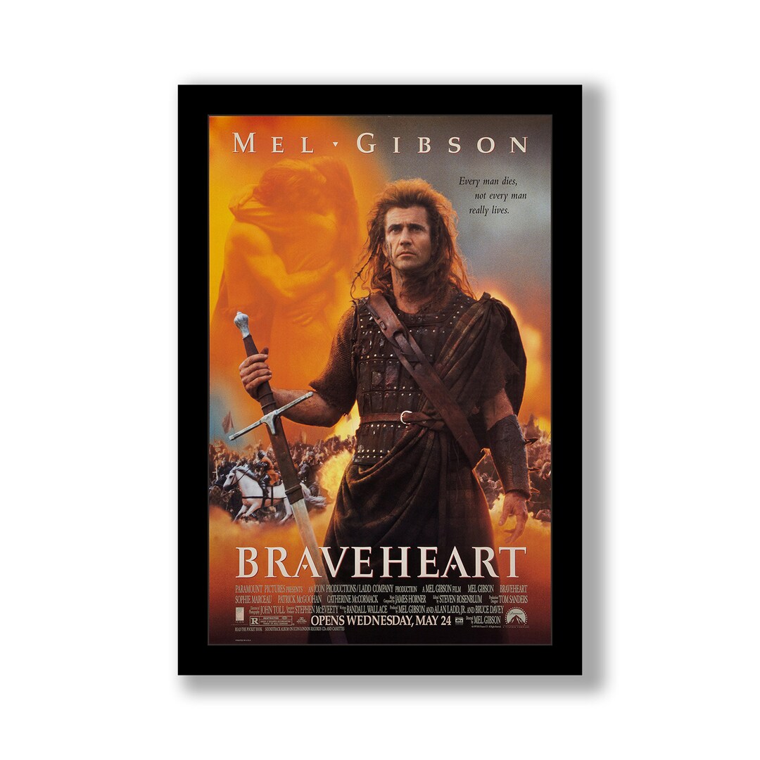 Braveheart 11x17 Framed Movie Poster - Etsy