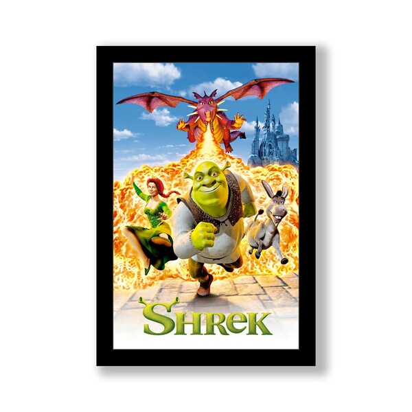 Shrek Movie Poster - Etsy UK