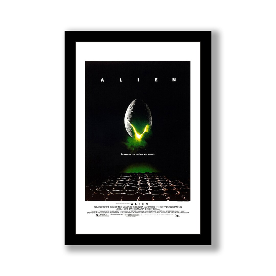 Alien 11x17 Framed Movie Poster - Etsy
