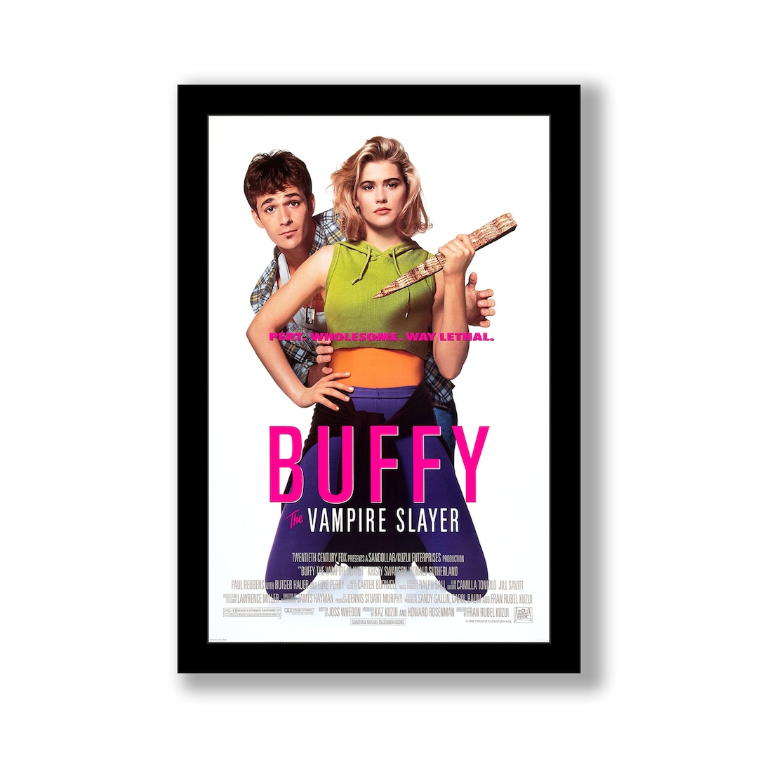 Buffy the Vampire Slayer 11x17 Framed Movie Poster - Etsy